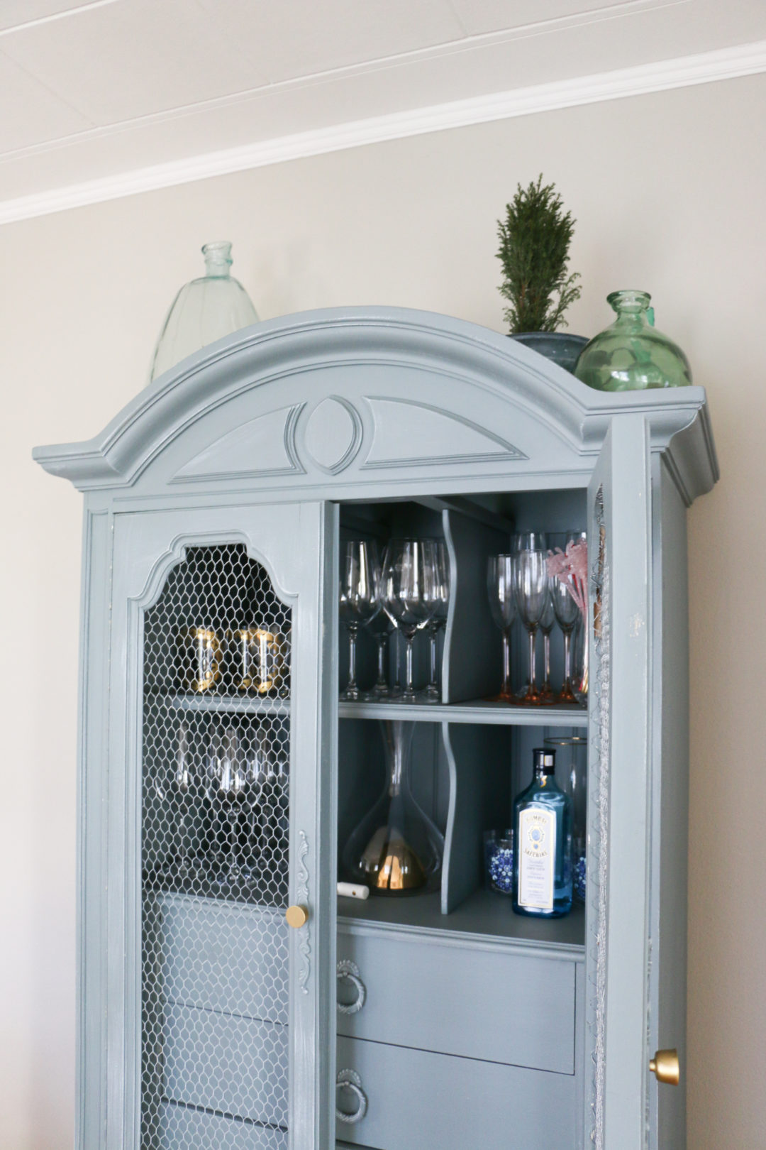 Vintage Bar Armoire - Sarah Tucker