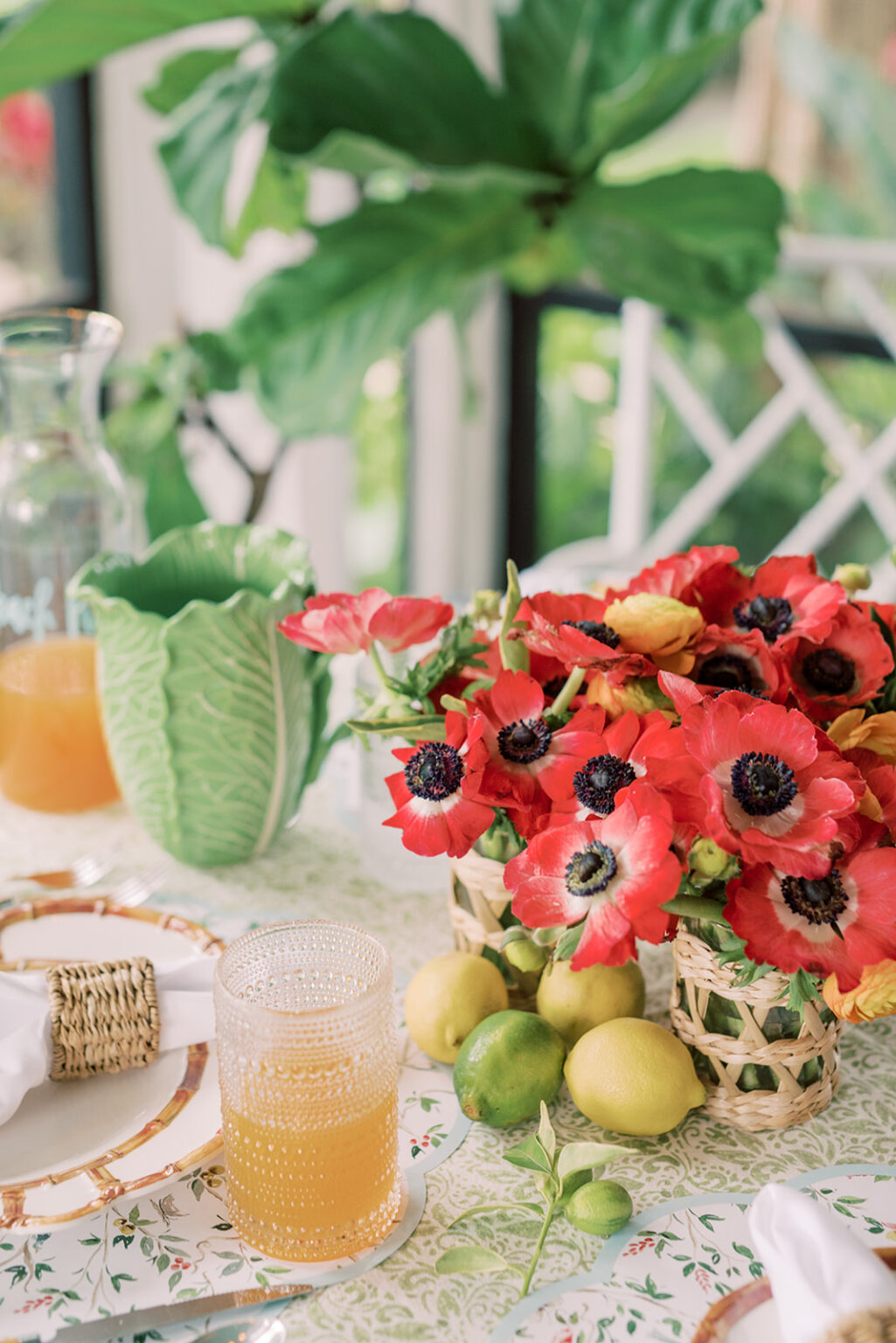 Citrus Tablescape - Sarah Tucker