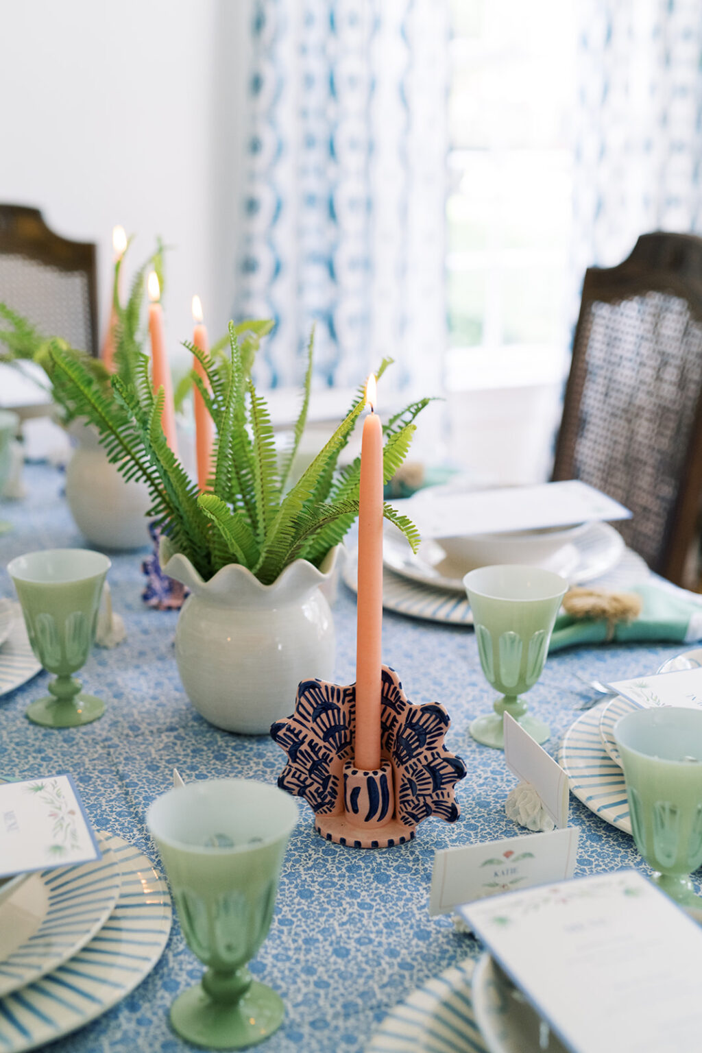 A fresh fern centerpiece - Sarah Tucker