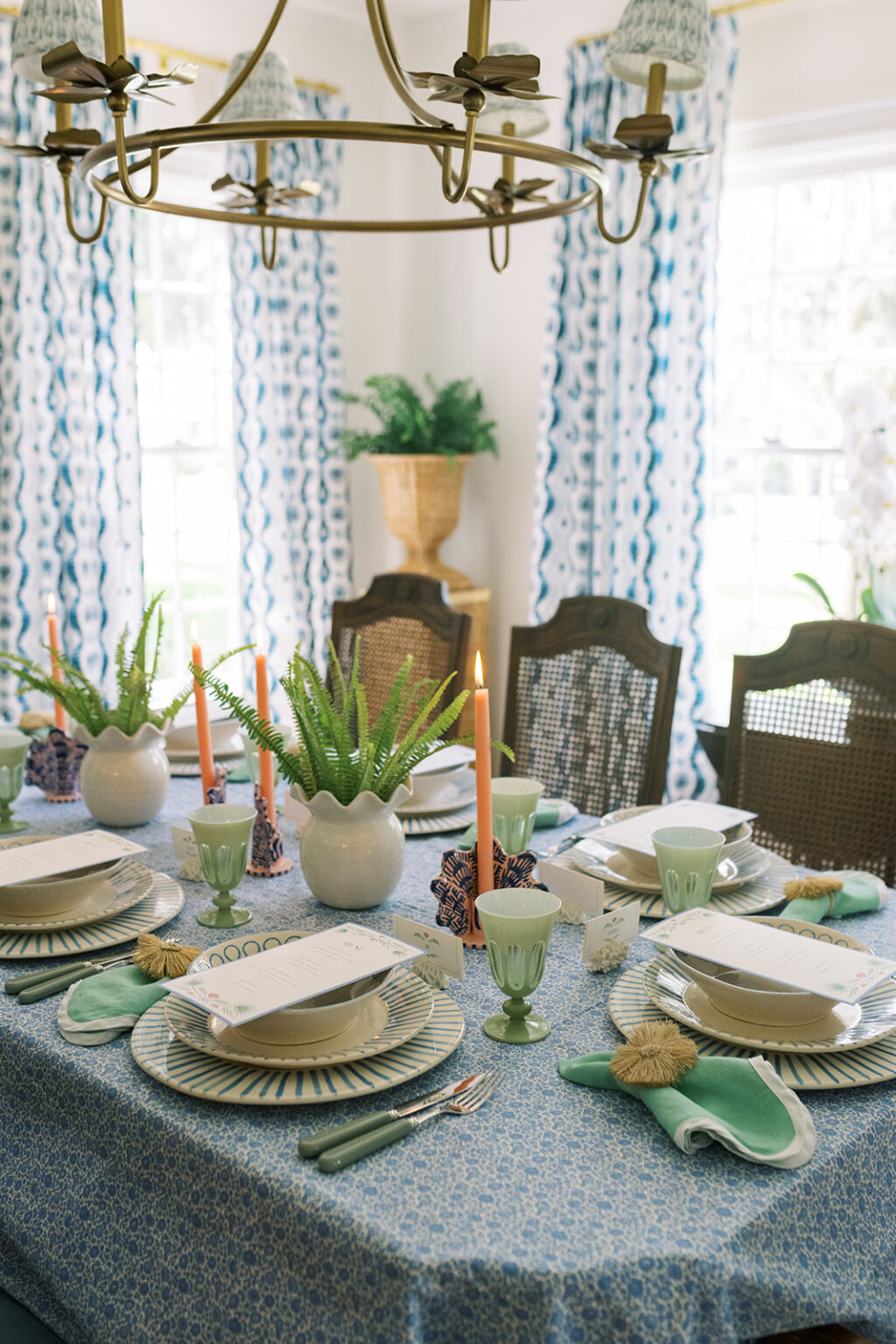 A fresh fern centerpiece - Sarah Tucker