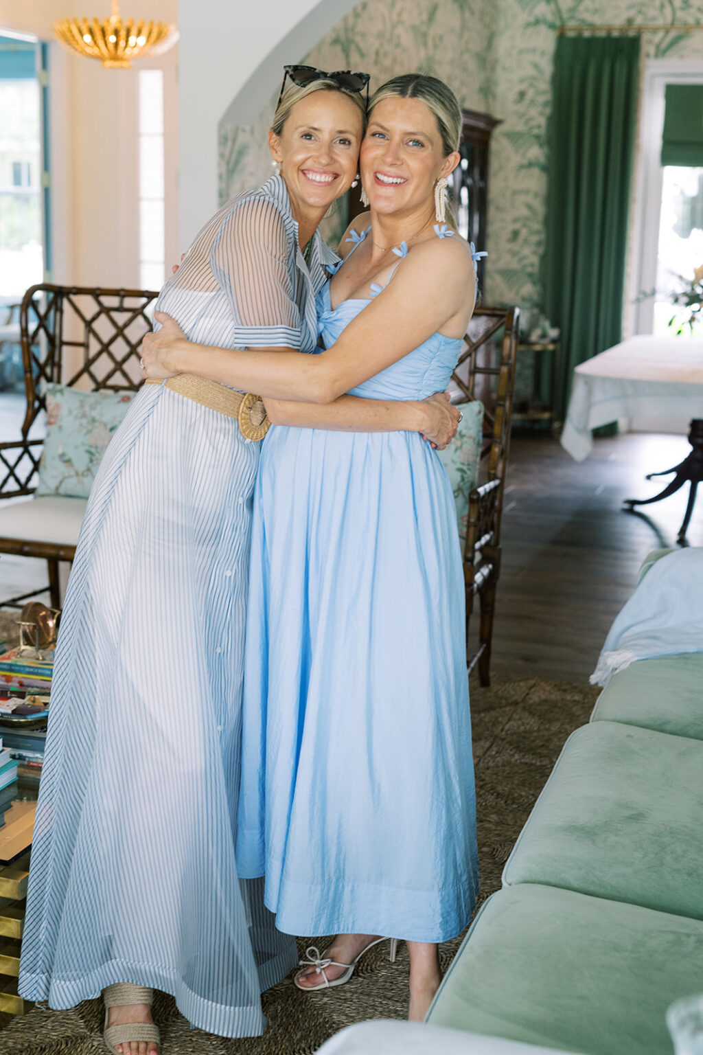 Molly’s Baby Shower - Sarah Tucker Blue green baby shower